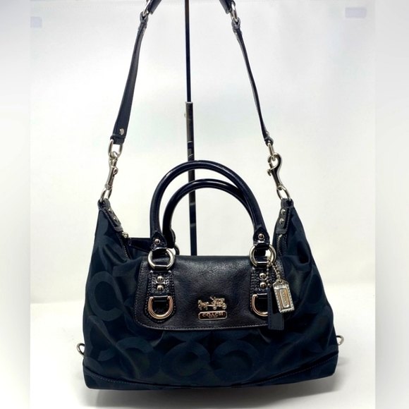 Coach | Bags | Coach Sabrina Optic Classic Black Classic Satchel | Poshmark